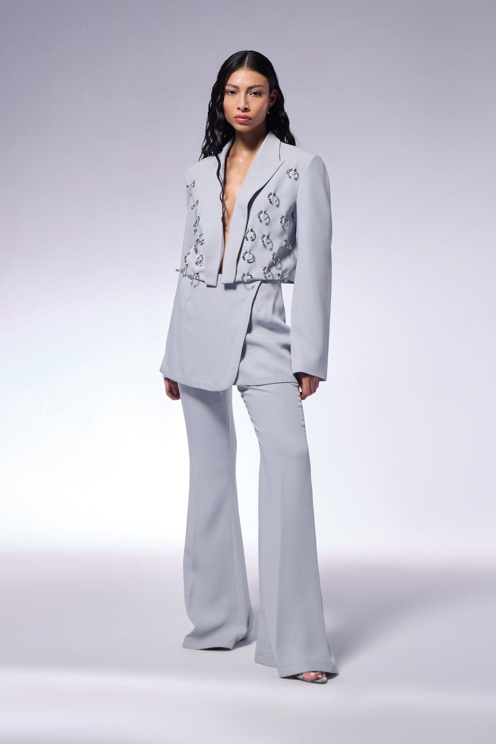 Ash Grey Septum Suit – Outro Studio